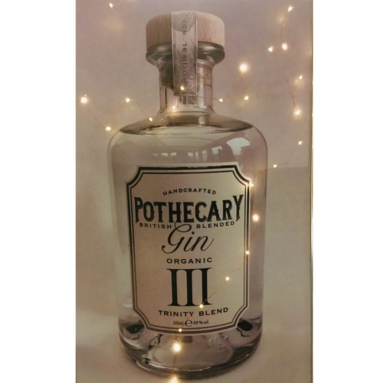 Pothecary Gin - created with passion, organic and handcrafted